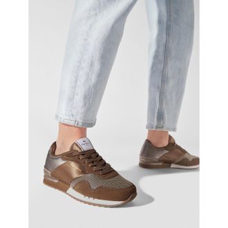 Pepe Jeans London Sneakers Pepe Jeans London W Sequins PLS31382 Braun