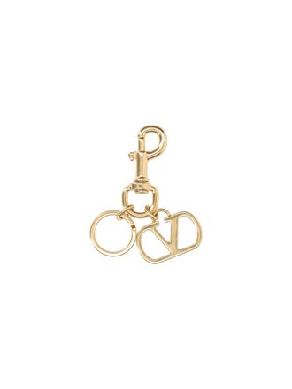 Valentino Garavani Womens Keychains Golden Brass