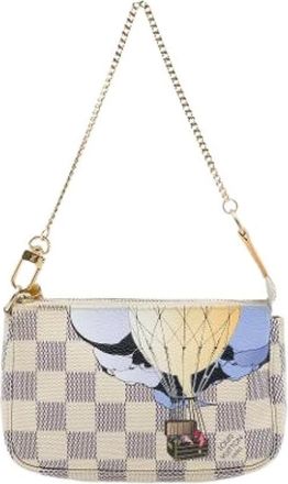 Louis Vuitton Pre-owned Mini Pochette Accessoires - Femme - Pre-owned - Blanc - Taille: ONE Size