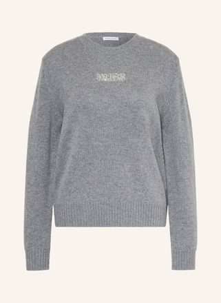 Mrs & Hugs Mrs & Hugs Pullover Mit Pailletten grau