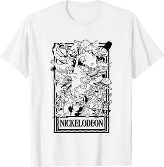 Nickelodeon Made In The 90s Multi Franchise Comic Panel T-Shirt