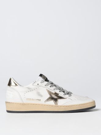 Golden Goose Ball Star Sneakers aus Kalbsleder im Used-Look