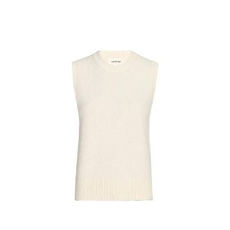 Saison 1865 Pull sans manches en alpaga mélangé