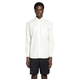 Maison Margiela Foiled Cotton Poplin Shirt