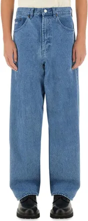 Obey Baggy Cotton Jeans - Blue