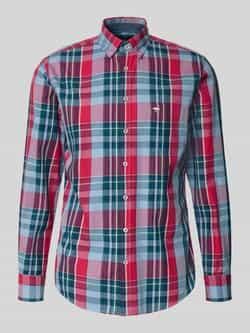 Fynch-Hatton Regular Fit Freizeithemd mit Button-Down-Kragen