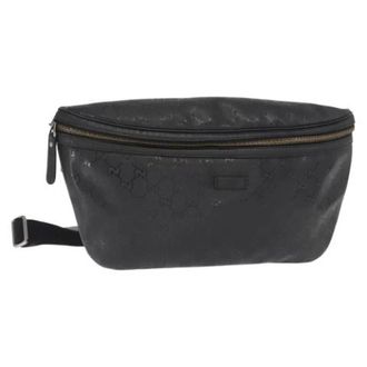 Gucci Sac bandouli&egrave;re en plastique Pre-owned - Femme - Pre-owned - Noir - Taille: ONE Size