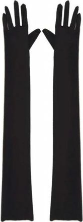 Norma Kamali Femme, Accessoires, Noir, Taille: Xs/S Long Gloves