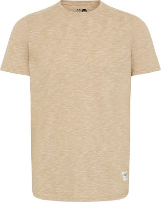 Solid SDFigos Herren T-Shirt Kurzarm Shirt mit Rundhals-Ausschnitt 100% Baumwolle Regular fit, Größe:2XL, Farbe:Sand (4073)
