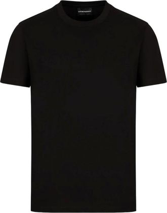 Emporio Armani Homme, Tops, Noir, Taille: 2XL T-shirt &agrave; Manches Courtes
