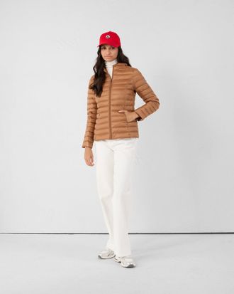 Jott Doudoune l&eacute;g&egrave;re &agrave; capuche Sucre roux Cloe - Taille XS