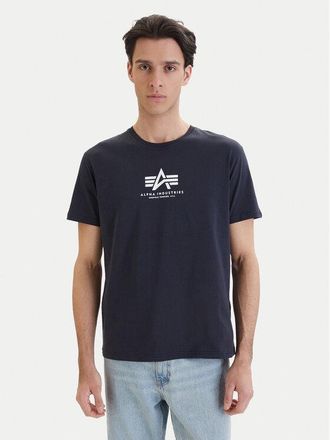 Alpha Industries Alpha Industries T-Shirt Basic 118533 Dunkelblau Regular Fit