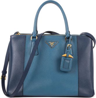 Prada Crossbody Bags - Galleria Bi-Color - Gr. unisize - in Blau - f&uuml;r Damen
