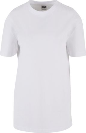 Urban Classics Damen Oversized Boyfriend Tee - Lockeres Baumwoll T-Shirt mit Rundhalsausschnitt & kurzen &Auml;rmeln, ideal f&uuml;r Alltag, Freizeit & Streetwear,Wei&szlig;/Flyaway