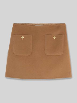 Tommy Hilfiger Regular Fit Minirock aus Woll-Mix