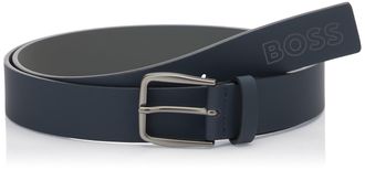 BOSS Herren Tobi-Logtip_Sz35 Belt, Dark Blue401, 105