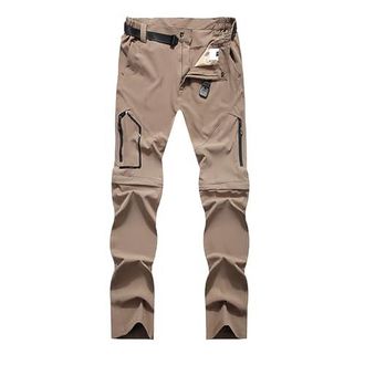 Generic Pantalon softshell imperm&eacute;able et coupe-vent pour homme - Pantalon de ski chaud doubl&eacute; en polaire avec poches coupe-vent pour lext&eacute;rieur, la randonn&eacute;e