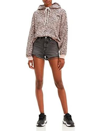 Levi's 501 Original Shorts Short en denim Femme Eat Your Words (Noir) 25W FR: 32