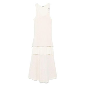Wales Bonner Serenity Kleid - - Dresses - Damen - Beige - S