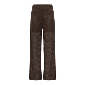 Ichi Weite Hosen - - Trousers - Damen - Braun - L