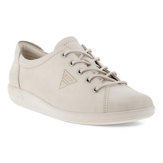 Ecco Damen Soft 2.0 Shoe, Limestone, 40 EU