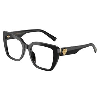 Dolce & Gabbana Monture Optique Carr&eacute;e - Femme - Accessoires - Noir - Taille: 51 MM