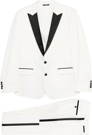Dolce & Gabbana Homme, Costumes, Blanc, Taille: M Suit Dolce & Gabbana