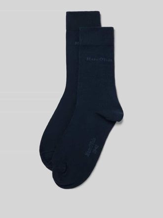 Marc O'Polo Socken mit Logo-Schriftzug im 2er-Pack