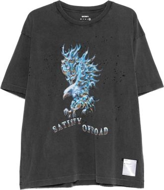 SATISFY Satisfy, Homme, Tops, Noir, Taille: M T-shirt Satisfy