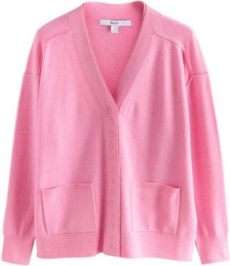 Next Strickjacke Superweiche Strickjacke mit V-Ausschnitt +Taschen (1-tlg)