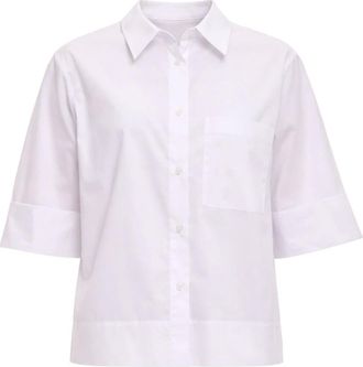 Hev&ograve; Femme, Blouses et Chemises, Blanc, Taille: 38 FR Sticchi CW Shirt