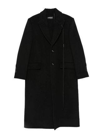 Ann Demeulemeester Manteau Au Genou - Noir