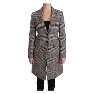 Dolce & Gabbana Knielanger Jackenmantel - - Coats - Damen - Mehrfarbig - S