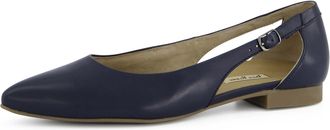 Paul Green Damen, Frauen Klassische Ballerinas,klassisch elegant,Ballerinen,Halbschuhe,Sommerschuhe,Slipper,Ballerina-Schuhe,Blau (JA),38.5 EU / 5.5 UK