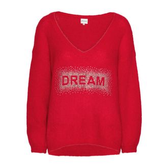 Americandreams Americandreams, Damen, Strickwaren, Rot, MGr&ouml;&szlig;e