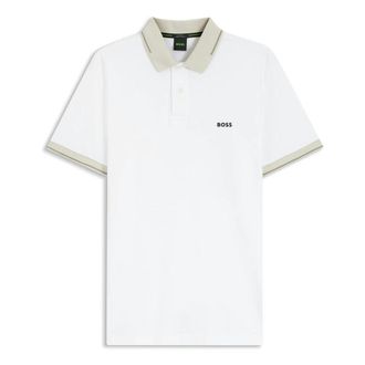 HUGO BOSS Paule Slim-fit Poloshirt - - Tops - Herren - Wei&szlig; - 2XL