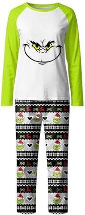 Generic Le Grinch Pyjama Noel Famille De Grinch Assorti Deguisement Homme Adulte Garcon Ensemble Couple Femme Costume The Coton Enfant Hiver Bebe Ensembles Pu