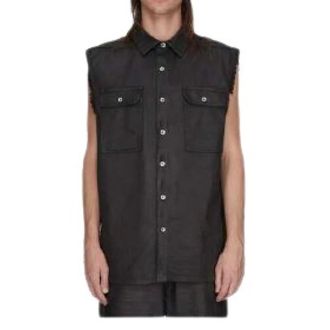 Rick Owens Homme, Tops, Noir, Taille: M SL Tommy Jumbo Outershirt