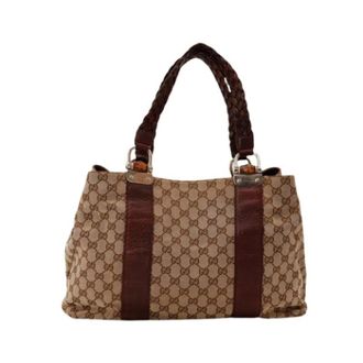 Gucci Sac cabas Pre-owned - Femme - Pre-owned - Beige - Taille: ONE Size