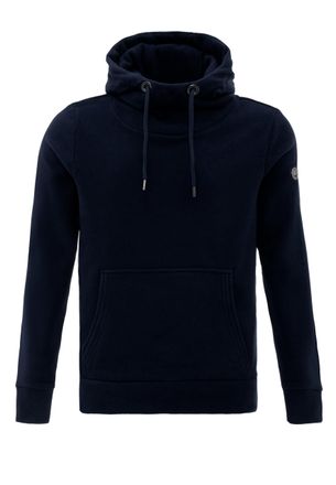 Red Bridge Moderner Kapuzenpullover mit hohem Kragen Bequemer Hoodie für Freizeit und Alltag DunkelBlau XXL