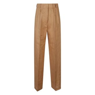 Actualee Femme, Pantalons, Beige, Taille: 40 FR Wide Pantalons