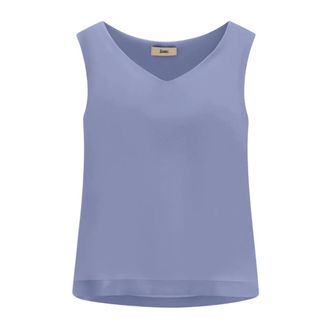 Herno Femme, Tops, Bleu, Taille: 36 FR Blouse &agrave; col en V
