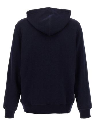 Brunello Cucinelli Cotton Blend Hoodie - Navy