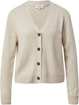 s.Oliver Cardigan Strickjacke Strickcardigan aus Wollmix
