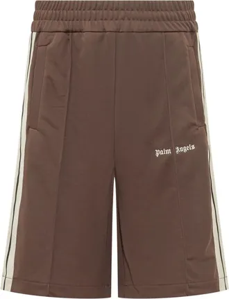 Palm Angels Homme, Shorts, Brun, Taille: S Classic Logo Track Shorts