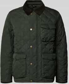 Barbour Regular Fit Steppjacke mit Kontrastkragen Modell HORNBY