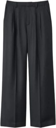 Lisa Yang Femme, Pantalons, Noir, Taille: 38 FR Pantalon Tailleur Jambe Large