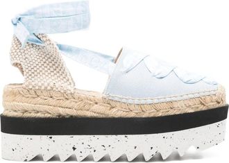 Stella McCartney Ribbon-detail Platform Espadrilles