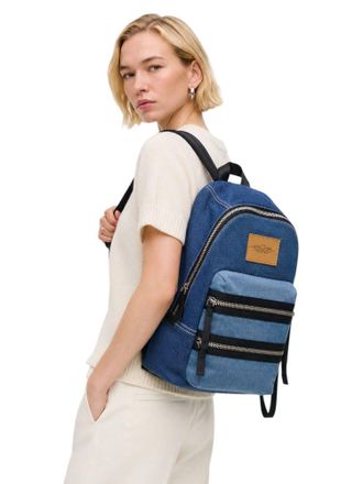 Marc Jacobs Womens Backpack Blue Cotton Denim Bags - Backpacks