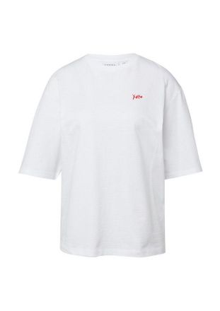 Comma Kurzarmshirt T-Shirt Oversized Shirt mit Artwork